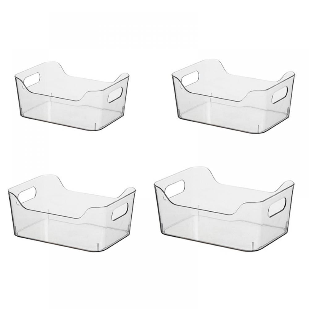 BOLLSLEY 4 Pack Plastic Kitchen Organizer - Storage Holder Bin with ...