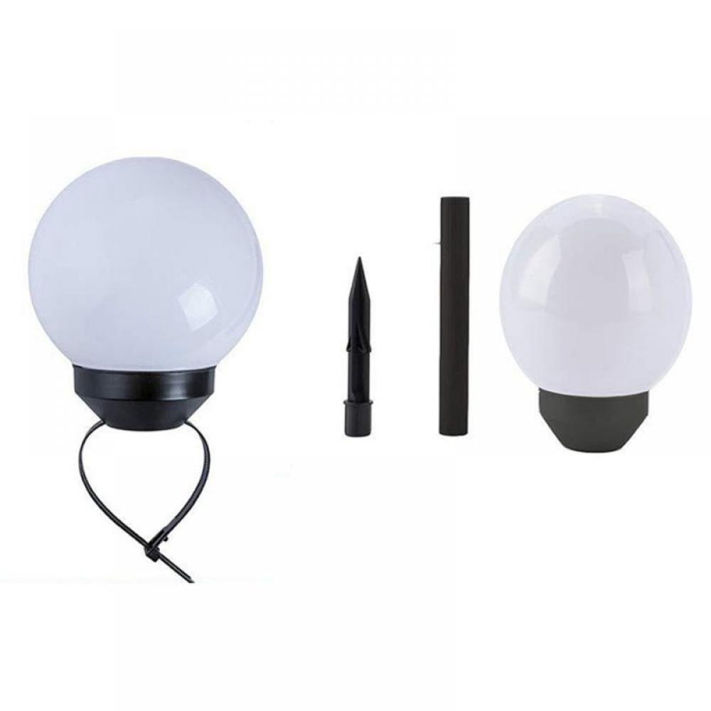 BOLLSLEY 8 Pack LED Solar Round Ball Lights Pathway Outdoor, Newest ...