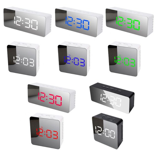 BOLLSLEY LED Digital Alarm Clock, Alarm Clock Large Digital LED Display ...