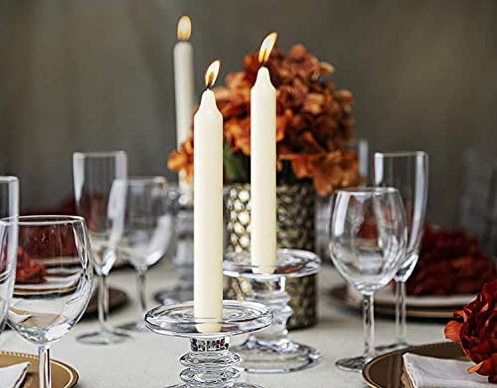 BOLSIUS Ivory Candlesticks - 2 Packs = Total 90 Candles - 6+ Hours ...