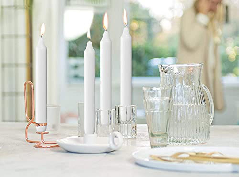 BOLSIUS White Candlesticks - Bulk Case of 3 Packs = Total 135 Candles ...