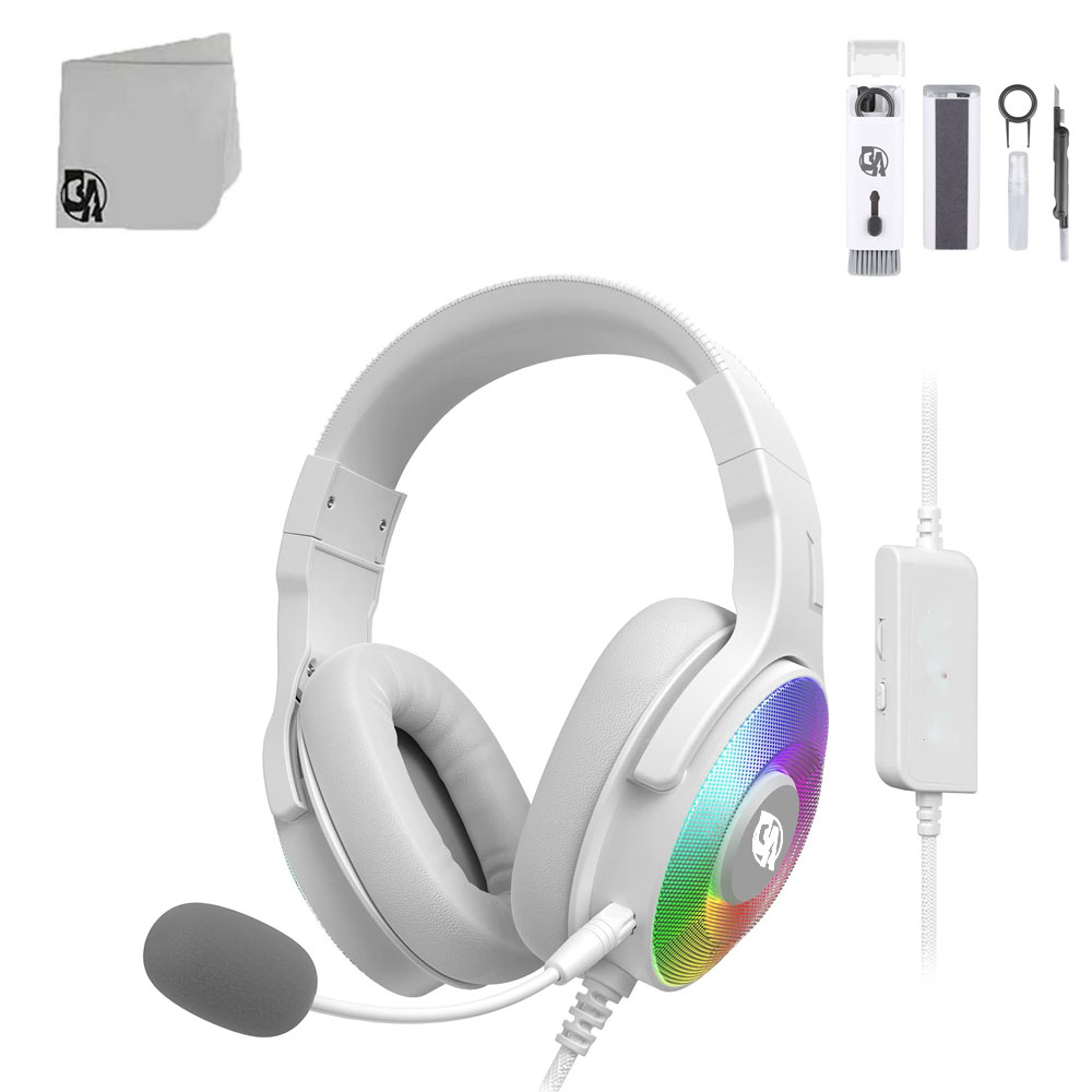 BOLT AXTION Pandora H350 RGB Wired Gaming Headset Works for PC/PS4/XBOX ...