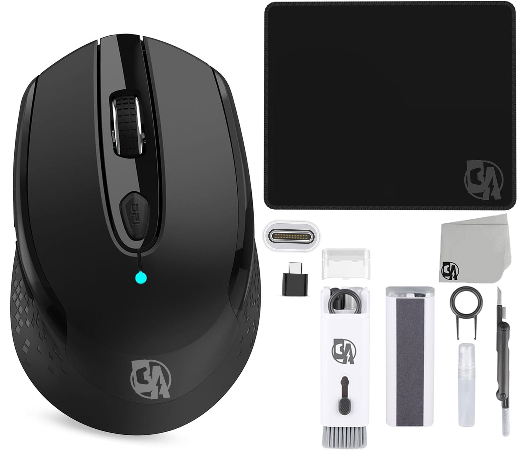 Pre-Owned BOLT AXTION Type C Wireless Computer Mouse, USB C Silent ...