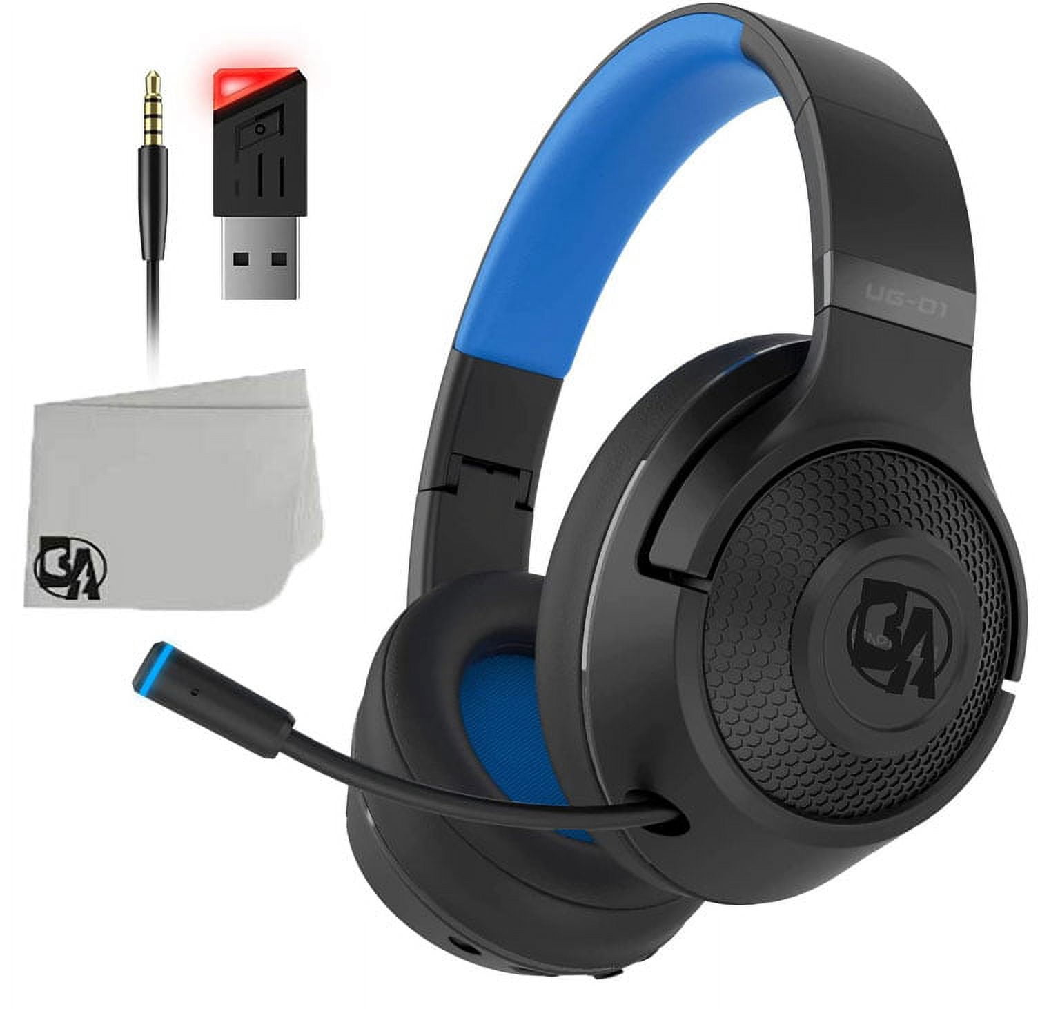 BOLT AXTION Wireless Gaming Headset with Microphone Over-Ear Bluetooth ...