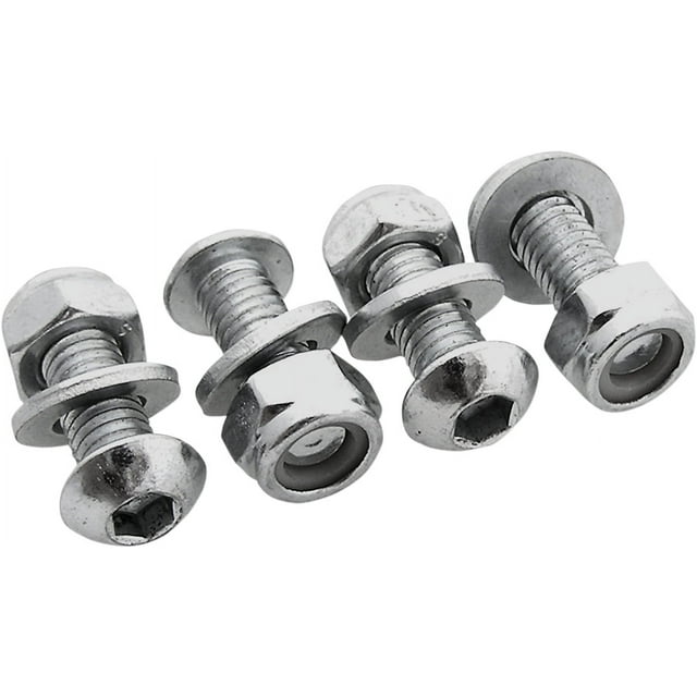 BOLT Hardware License Plate Fastener Kit 2007-LPF - Walmart.com