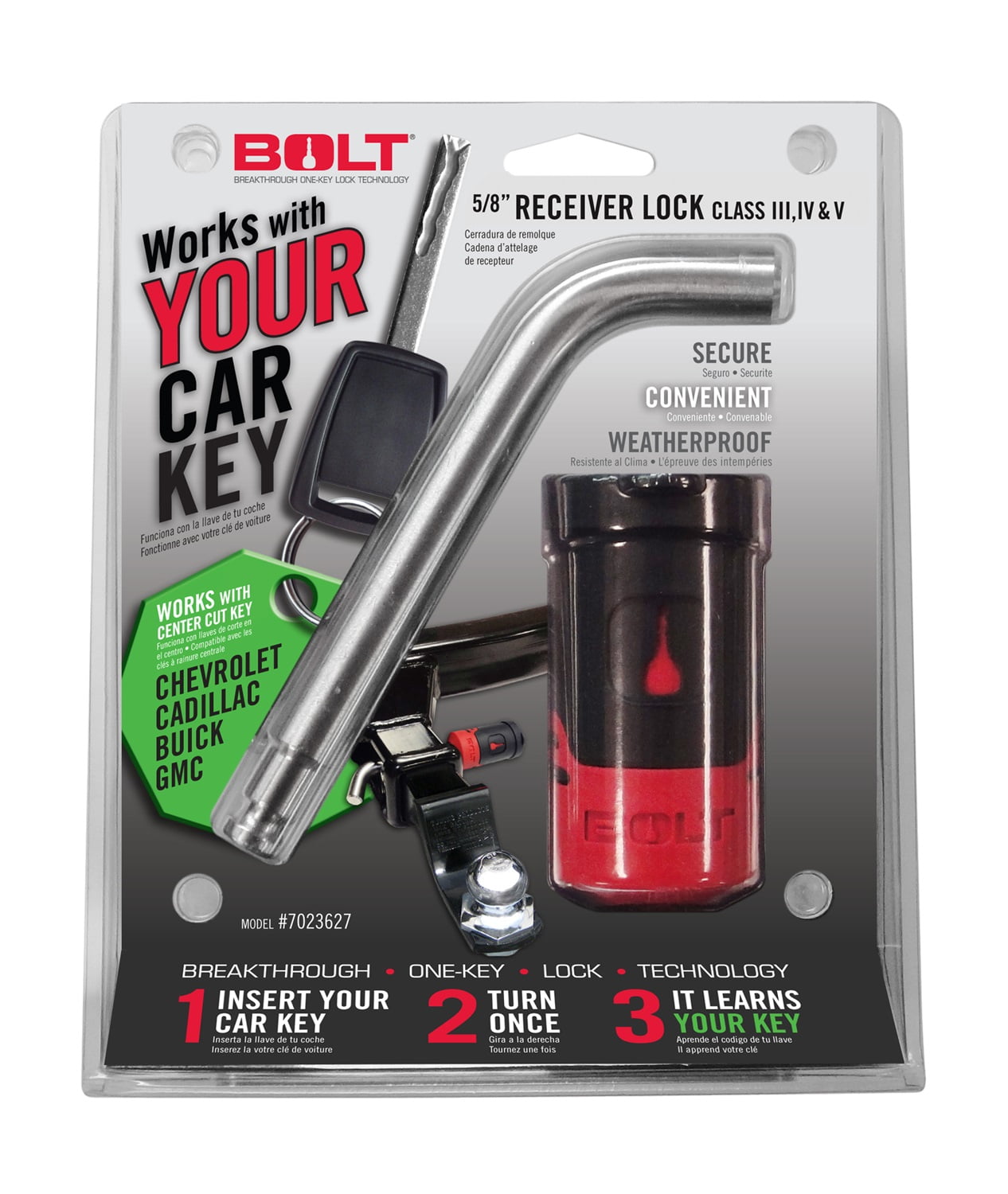 BOLT Lock 7023582 Receiver Lock - Walmart.com