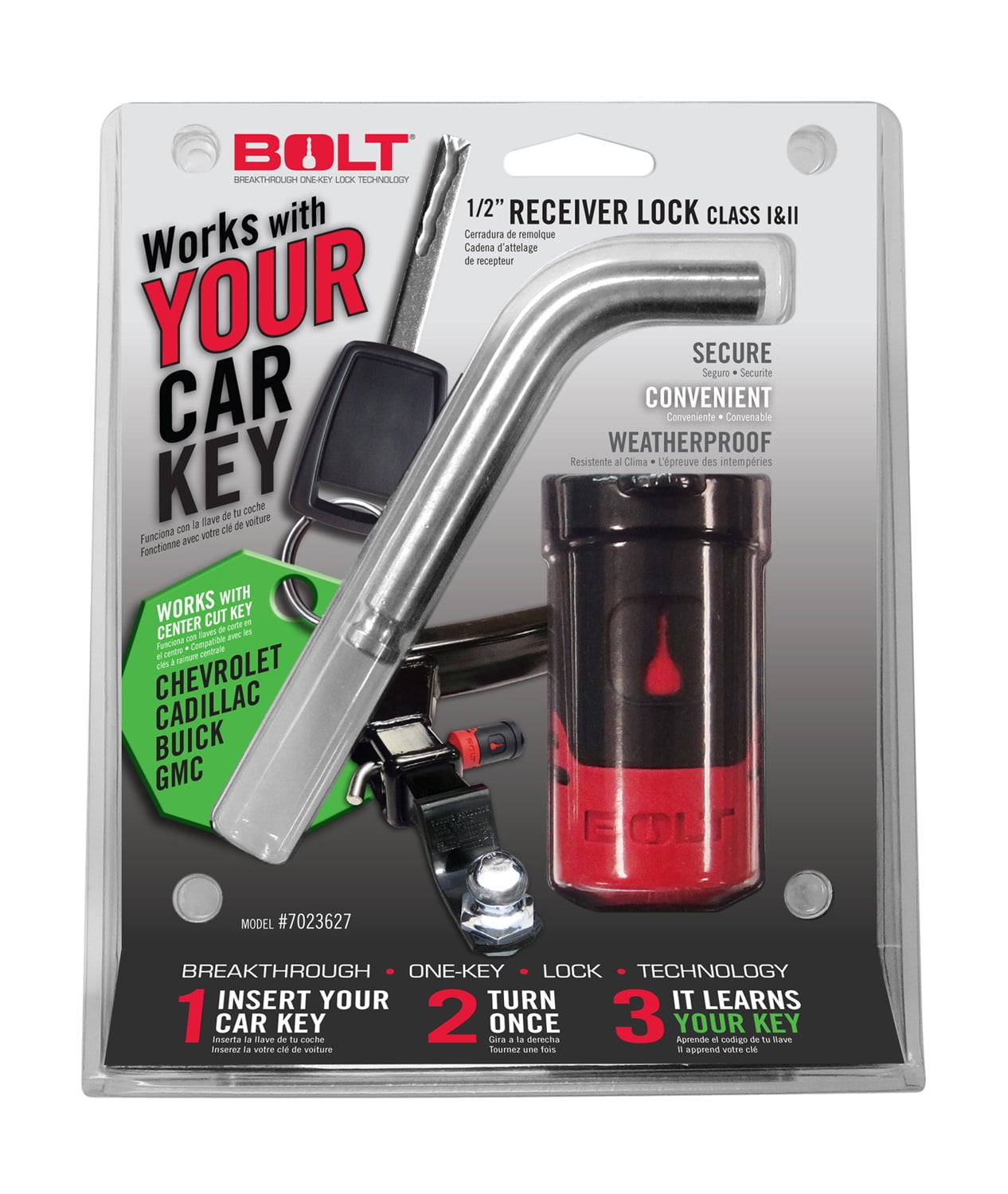 BOLT Lock 7023627 Receiver Lock - Walmart.com