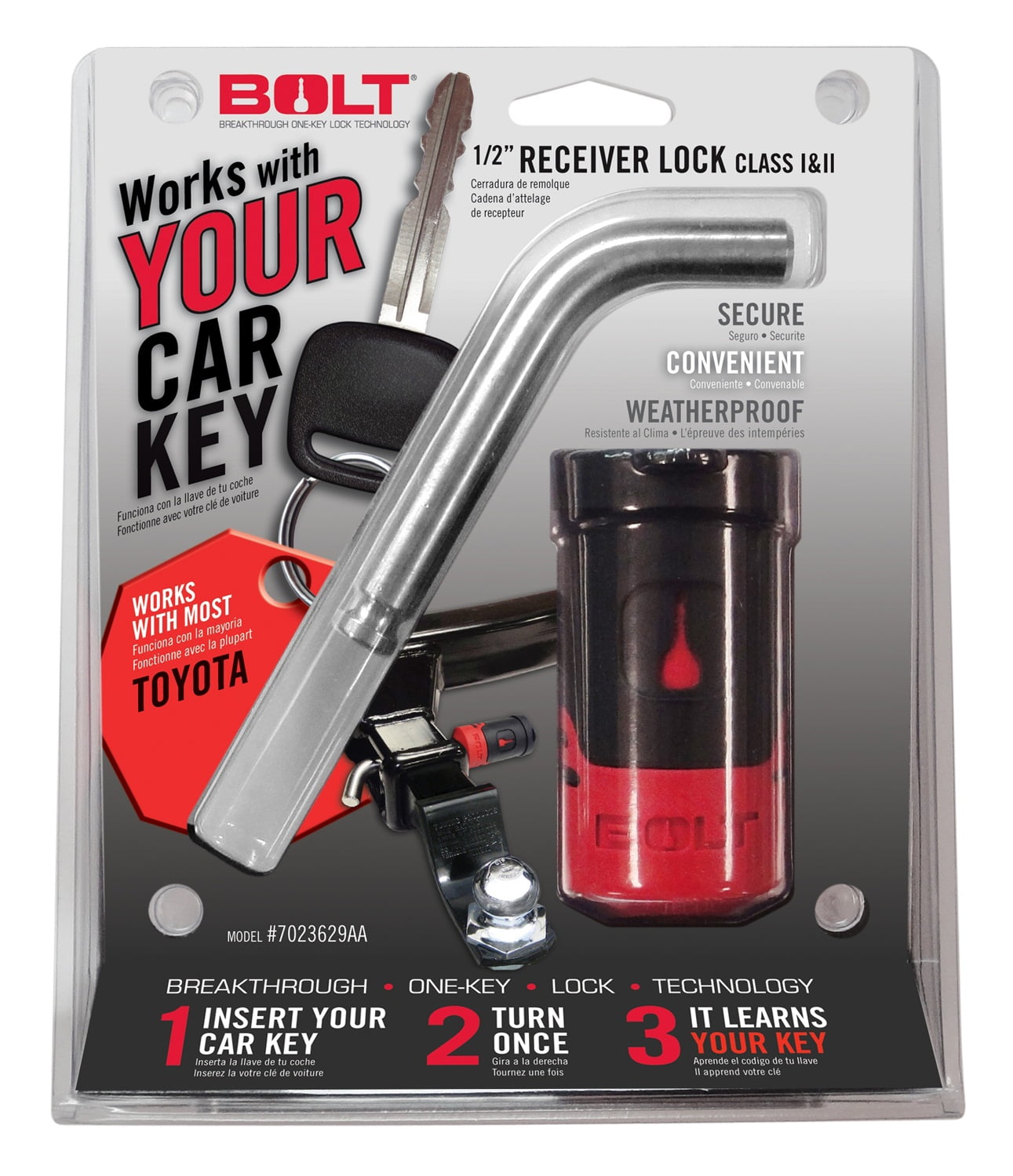 BOLT Lock 7023629 Receiver Lock - Walmart.com