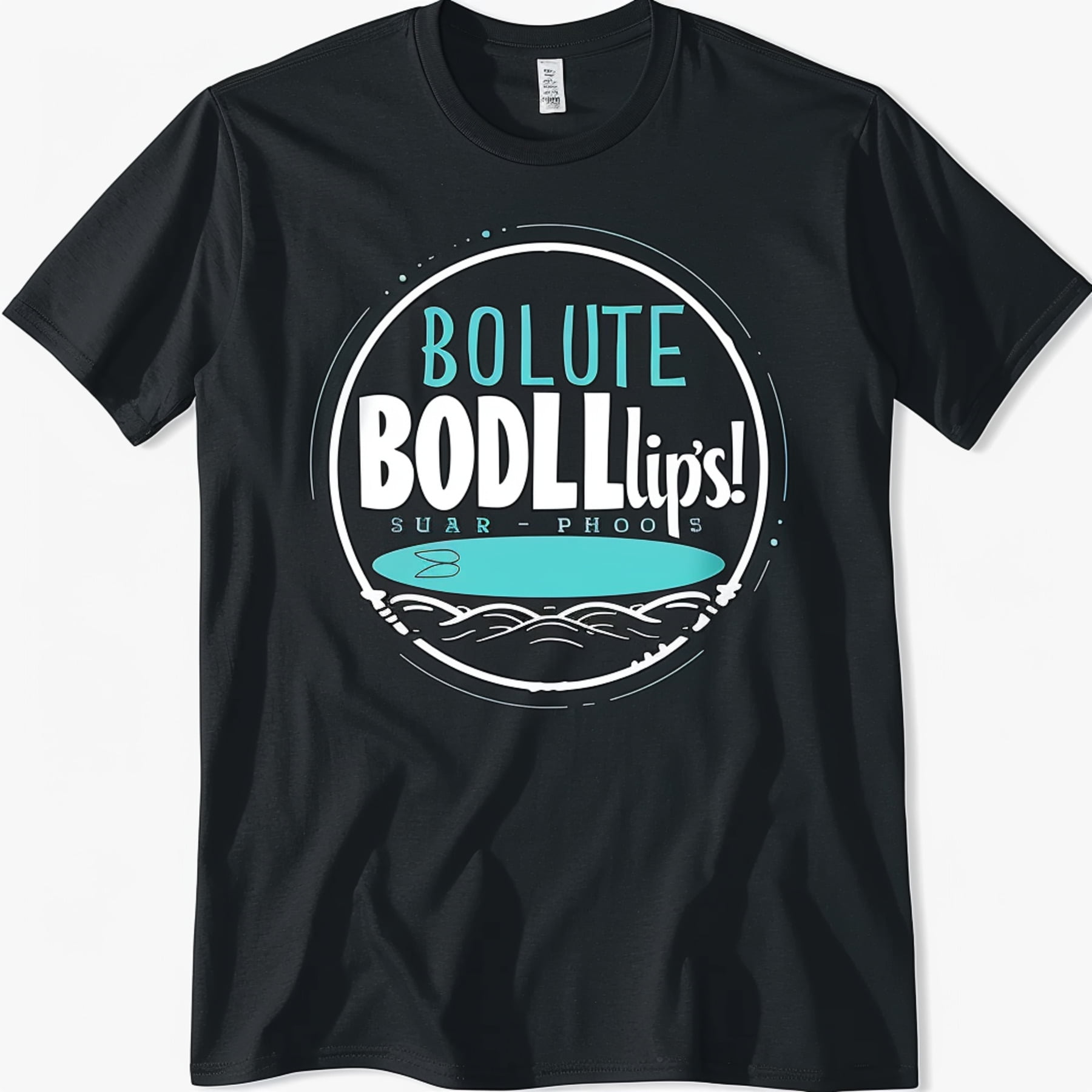 BOLUTE BODHlip's Surfing TShirt with Minimal Line Art Design Surfboards ...