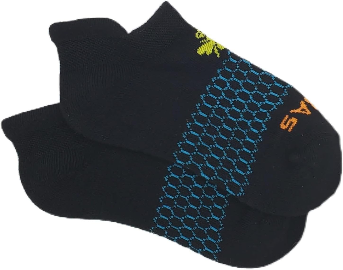 BOMBAS Children's Original Ankle Socks, 3 Pack, XS, Black/Multicolor ...