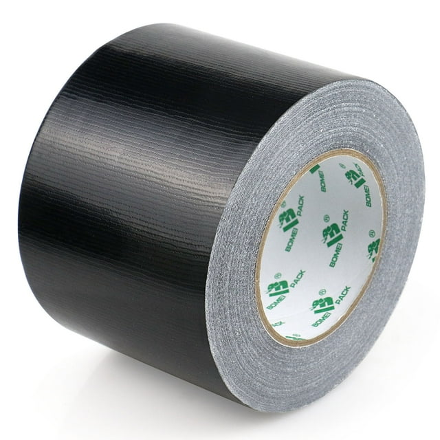 BOMEI PACK 4inch Wide Black Duct Tape 7.5mil x 4inch x 55yds - Walmart.com