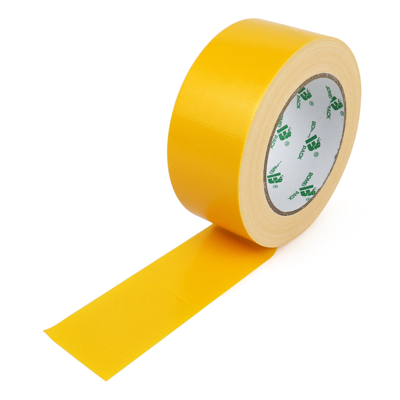 BOMEI PACK Color Duct Tape Yellow, Heavy Duty Strong Industrial Duct ...