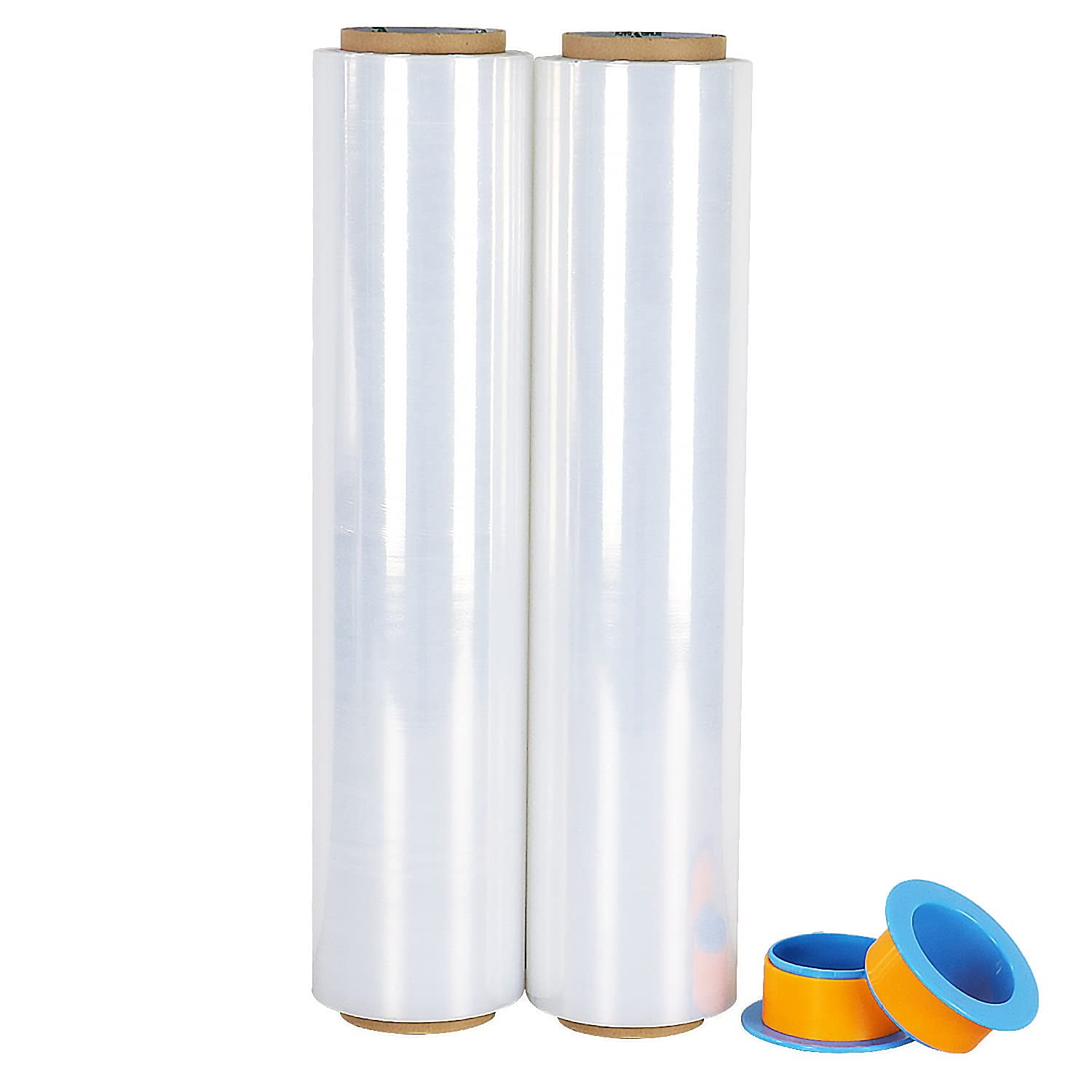BOMEI PACK Stretch Wrap Film, Plastic Wrap 20 inch x 1000ft, 2 Packs ...