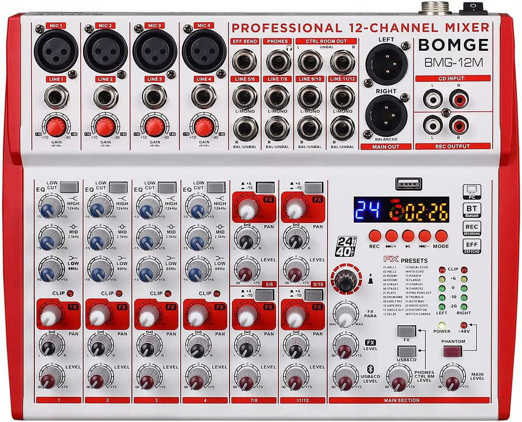 Metal Chassis Mixer Y, 12 -Channels, 12.81 in - Walmart.com