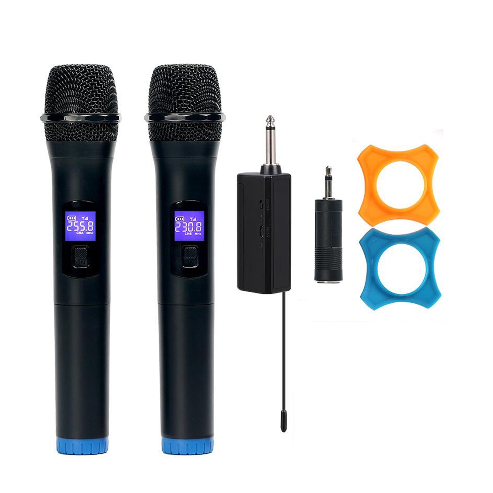 BOMGE Amplifier,Dual Channel LCD Display Handheld Mic HUIOP dsfen Mic L ...