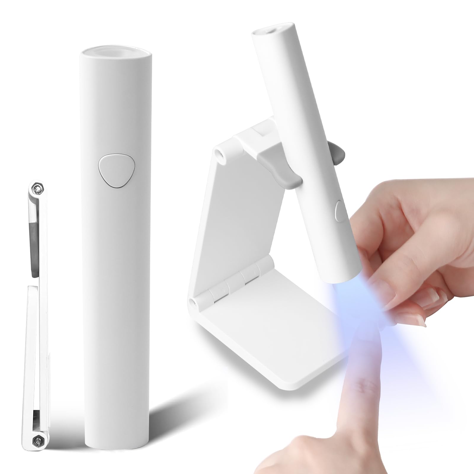 BOMOQING UV Light for Gel Nails,Handheld UV Lamp for Gel Nails,Led Nail ...