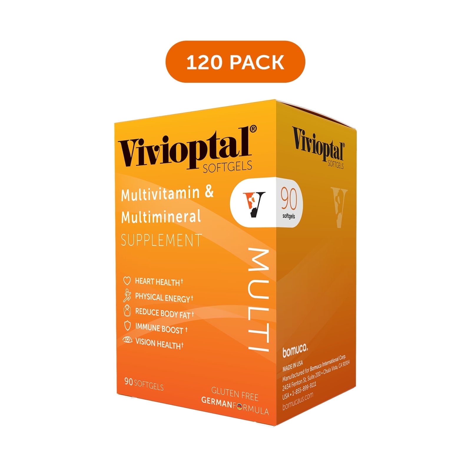 BOMUCA | Vivioptal Multi 120 Units | Multivitamin & Multimineral ...