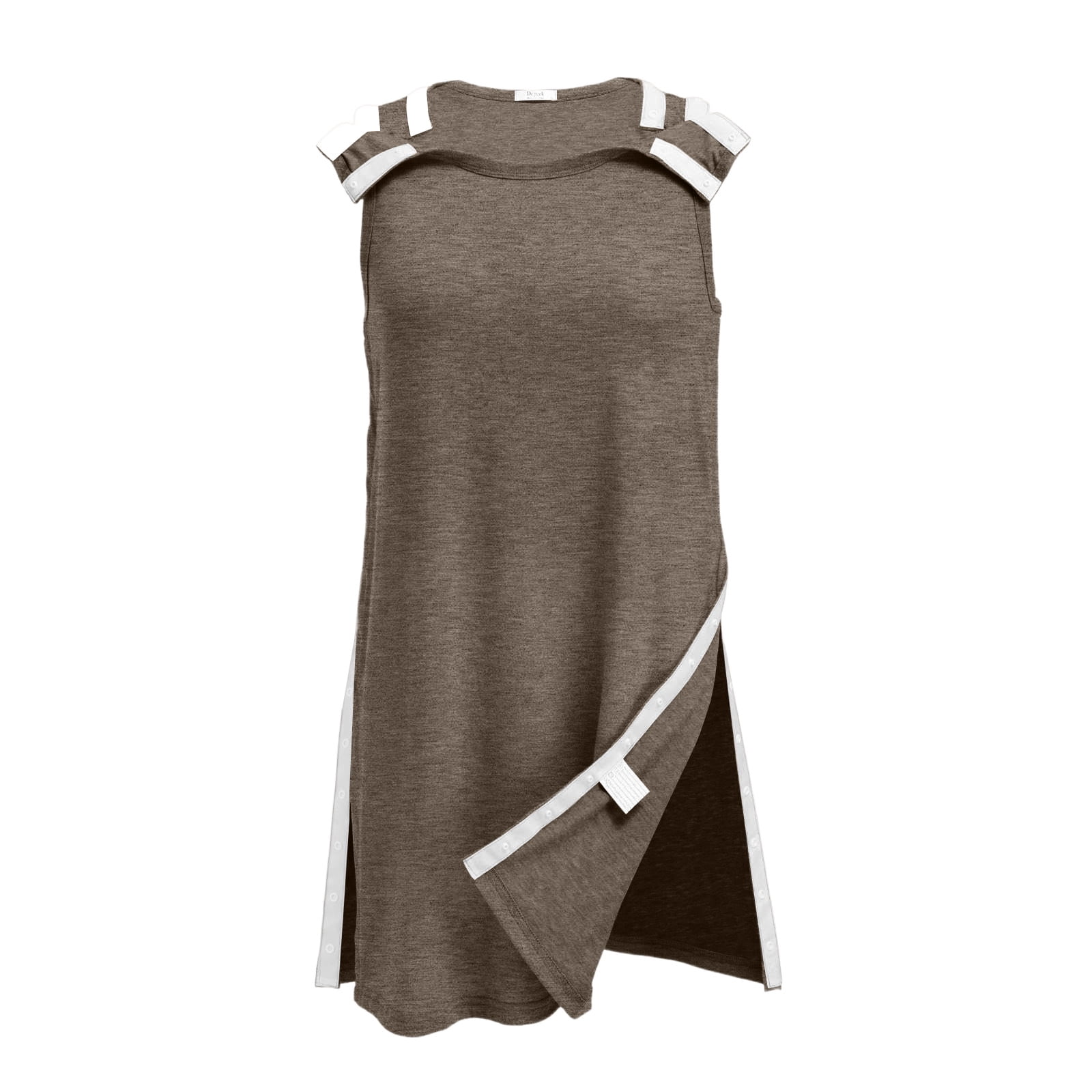 BOMYJESK Surgery Dress for Women Full Open Side Snap Tear Away Recovery ...