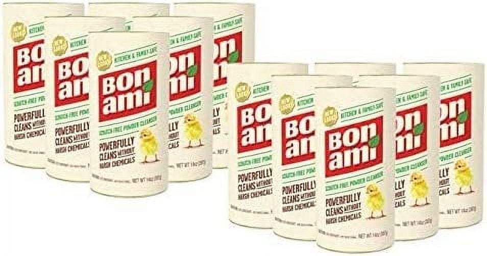 Bon Ami Powder Cleanser, Nonabrasive Kitchen and Bathroom Cleaner ...