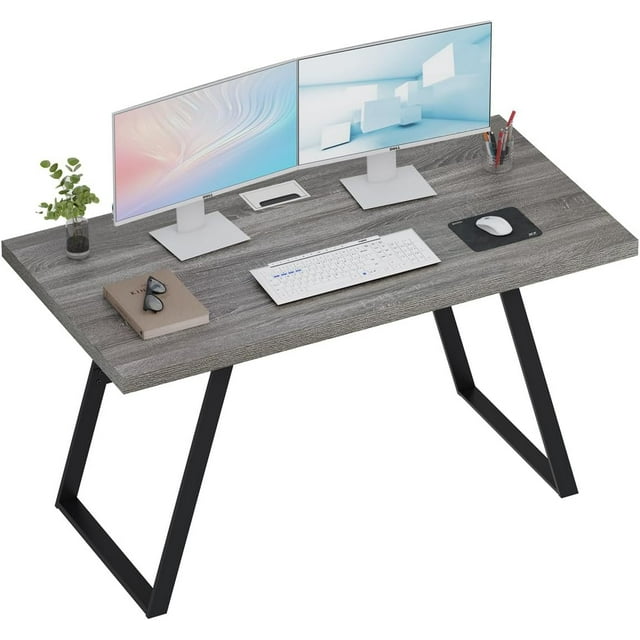Home Office Desks, 55 Inch Computer Desk, Office Writing Desks, Wood ...