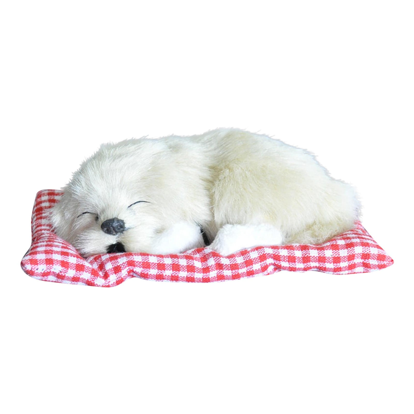BON1NGO Funny Toys Dog Sleeping In The Mattress Doll Toy Mini Dog In ...