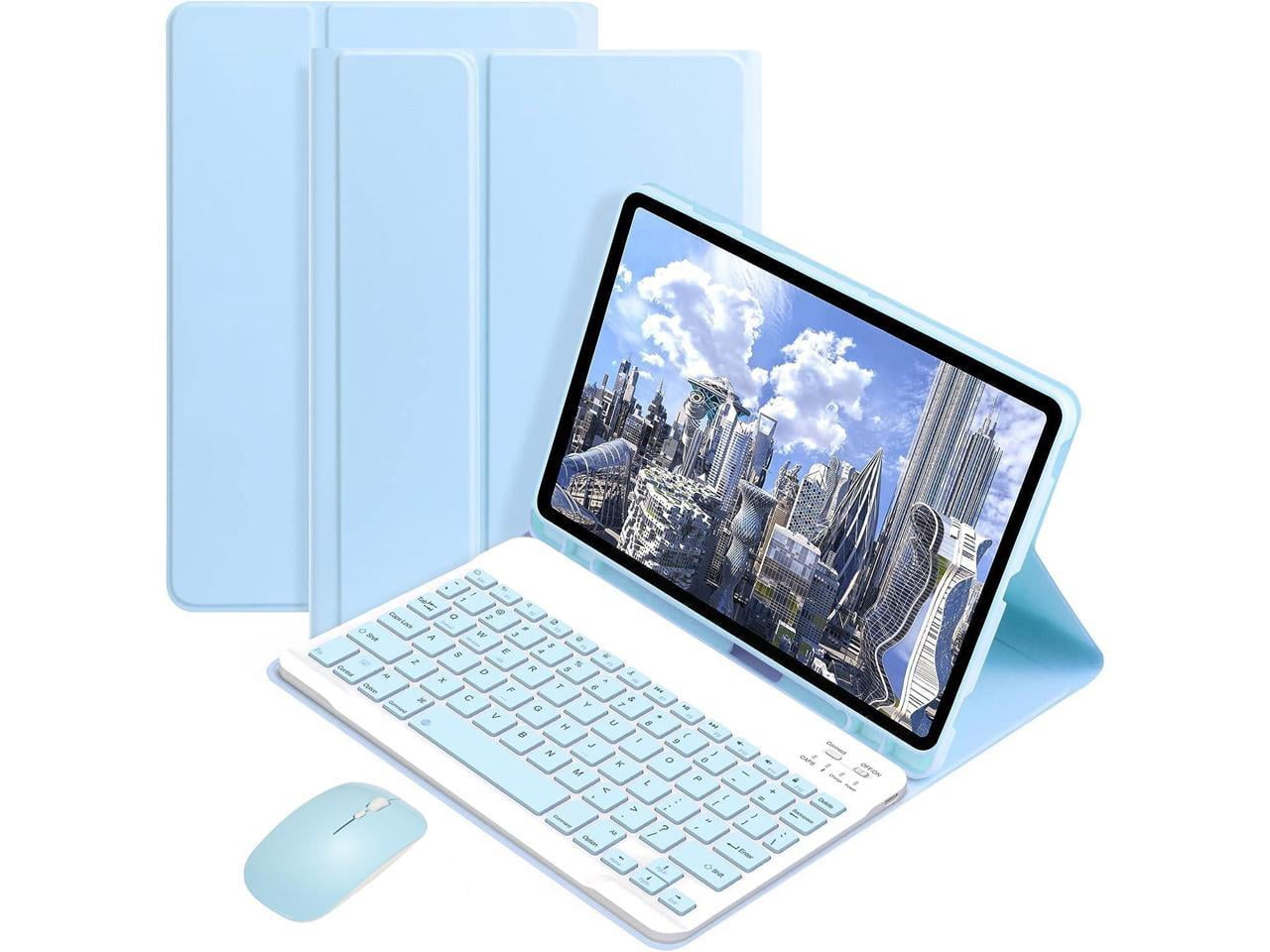 BONAEVER Keyboard Case with Wireless Mouse Combo for Galaxy Tab S6 Lite ...