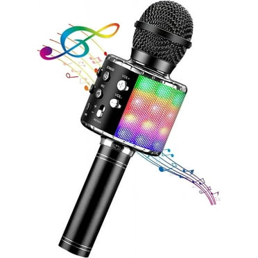 BONAOK Wireless Bluetooth Karaoke Mic, 3-in-1 Portable, USB, Cordless ...