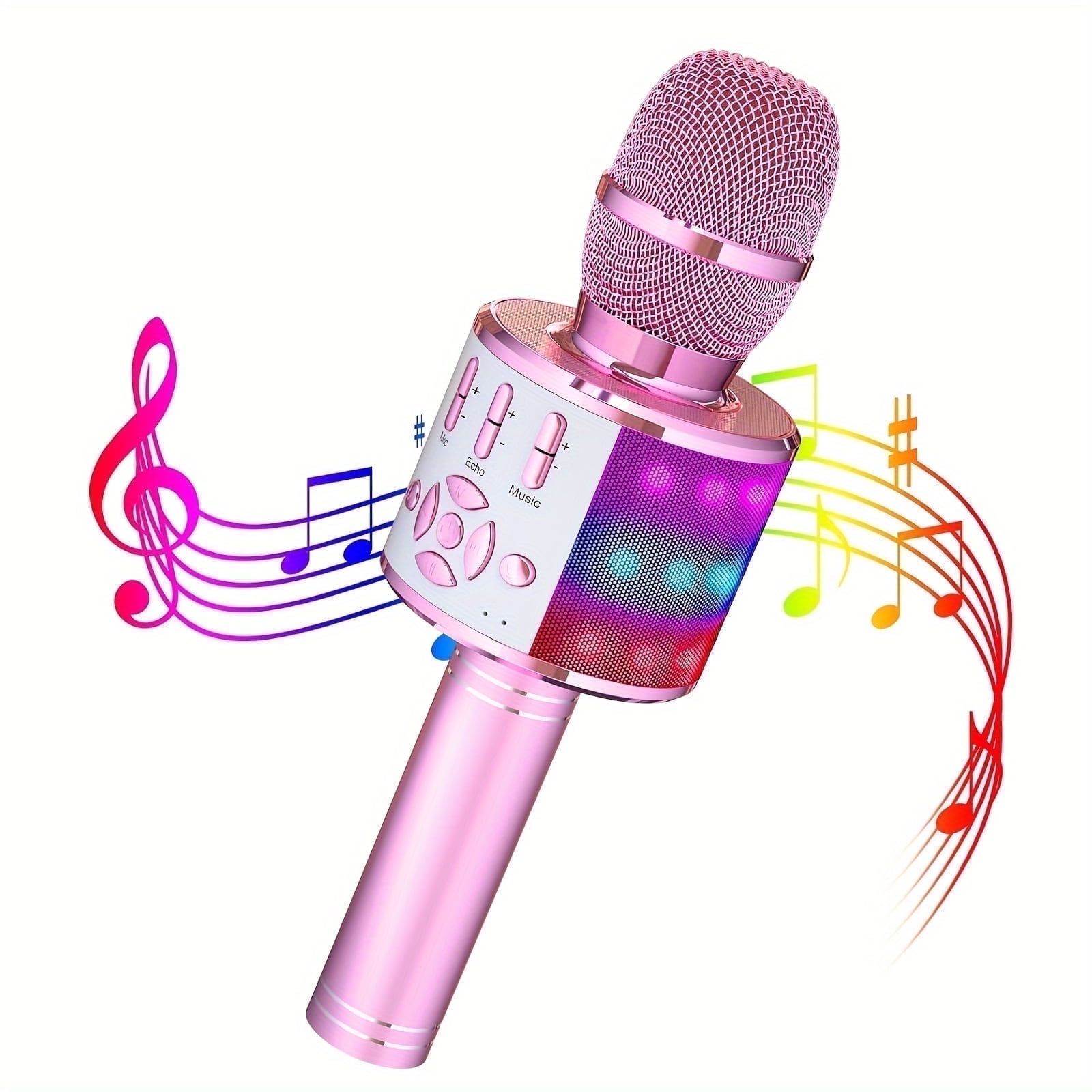 Bonaok Bluetooth Wireless Karaoke Microphone, Portable Handheld Karaoke ...