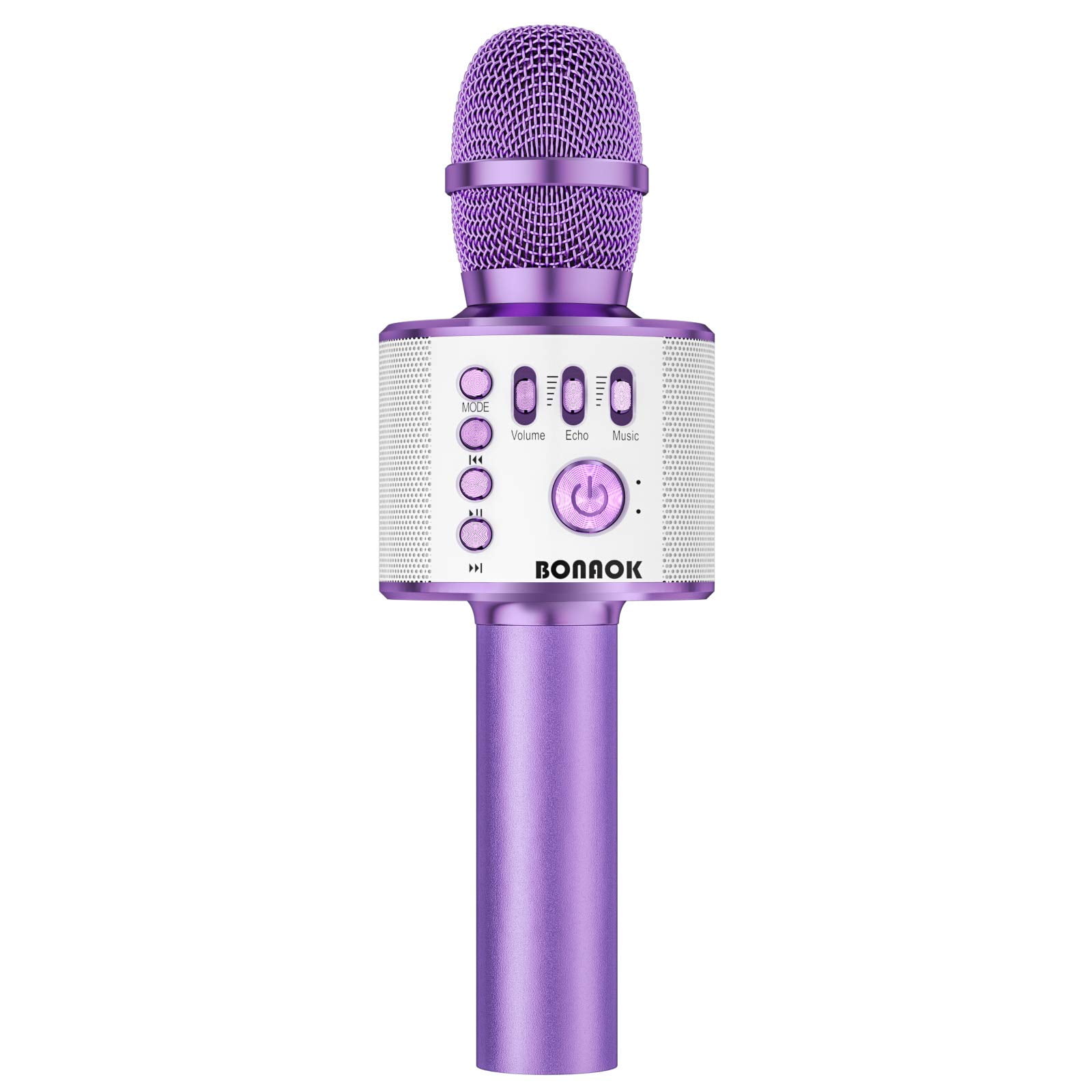 BONAOK Wireless Bluetooth Karaoke Microphone, Portable Handheld Mic ...