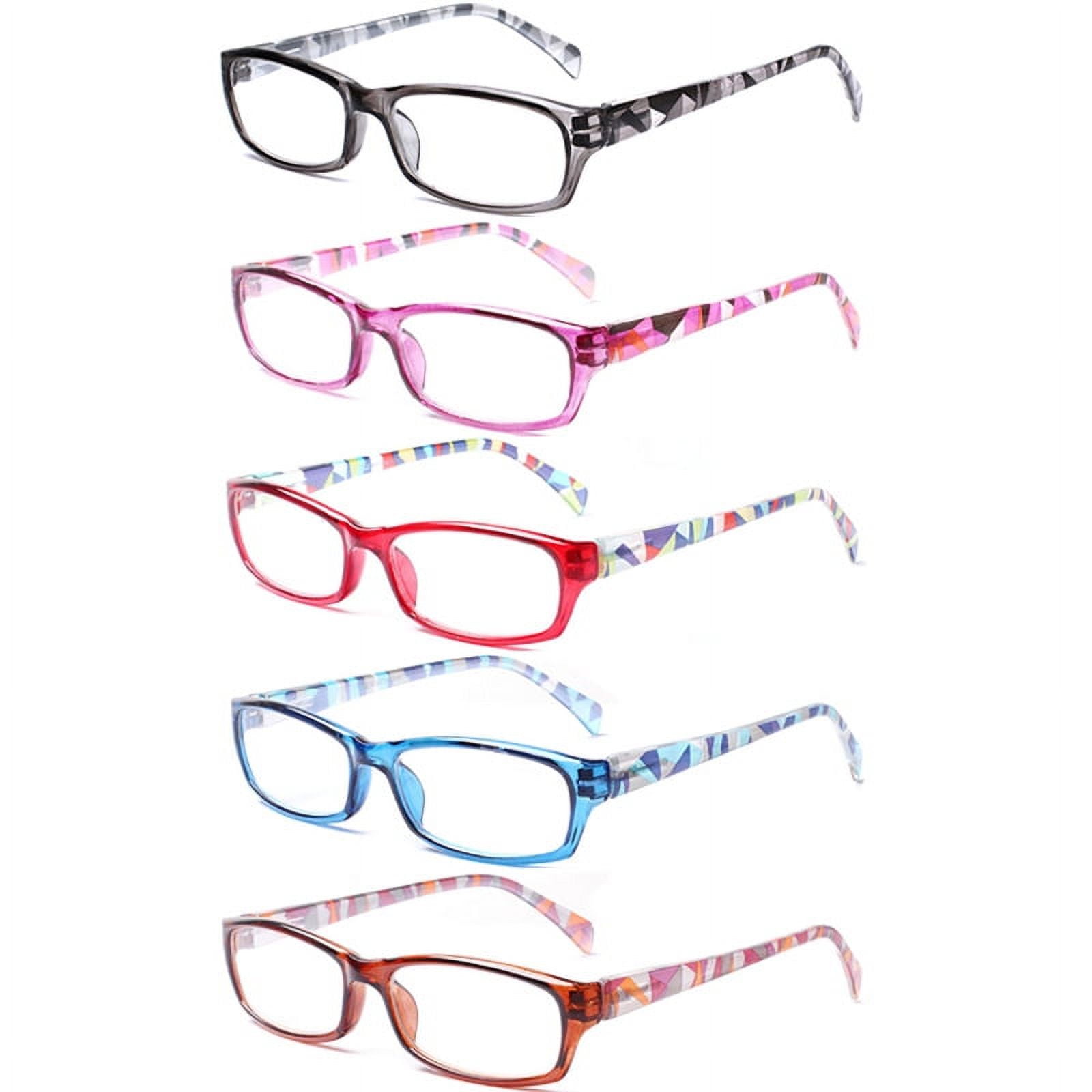 BONCAMOR 5 Pack Blue Light Blocking Reading Glasses for Women Fashion ...