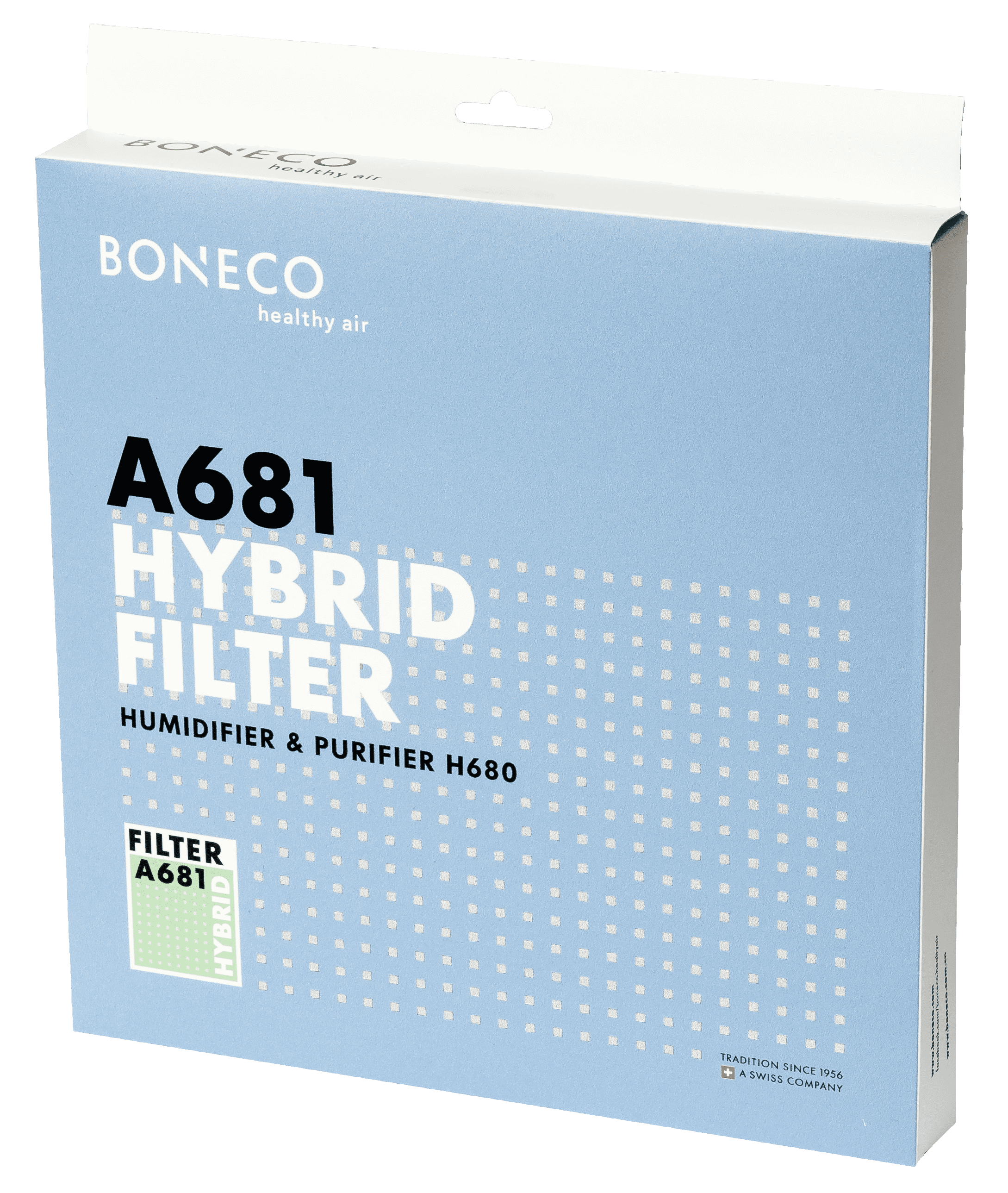 BONECO A681 Replacement Hybrid Filter, HEPA Carbon Filter for H680 ...