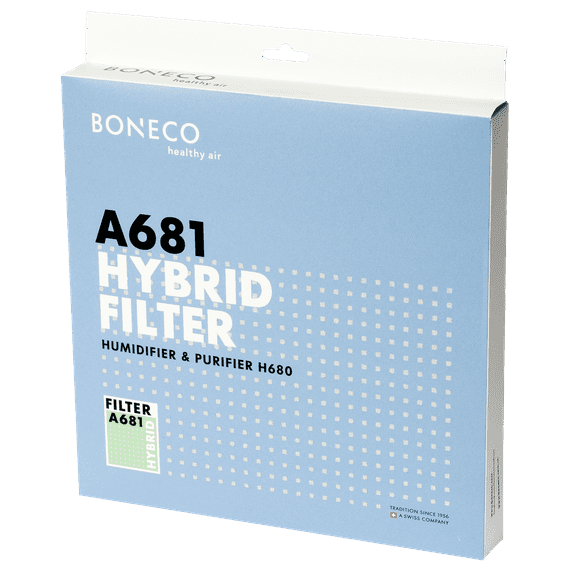 BONECO A681 Replacement Hybrid Filter, HEPA Carbon Filter for H680 ...