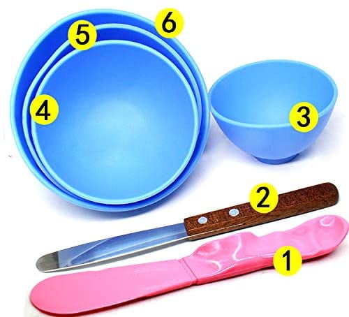 BONEW 4PCS Dental Plastic Mixing Alginate Modelling Carver Rubber ...