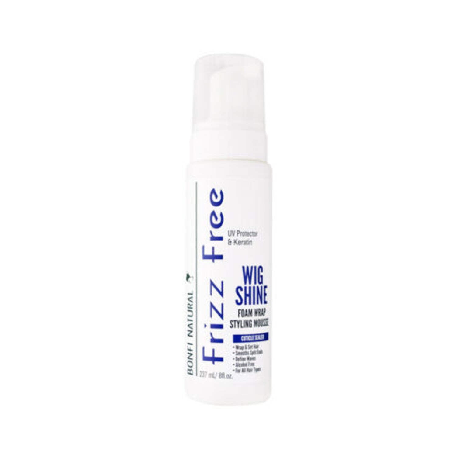 BONFI NATURAL - Frizz Free Wig Shine Mousse - Walmart.com