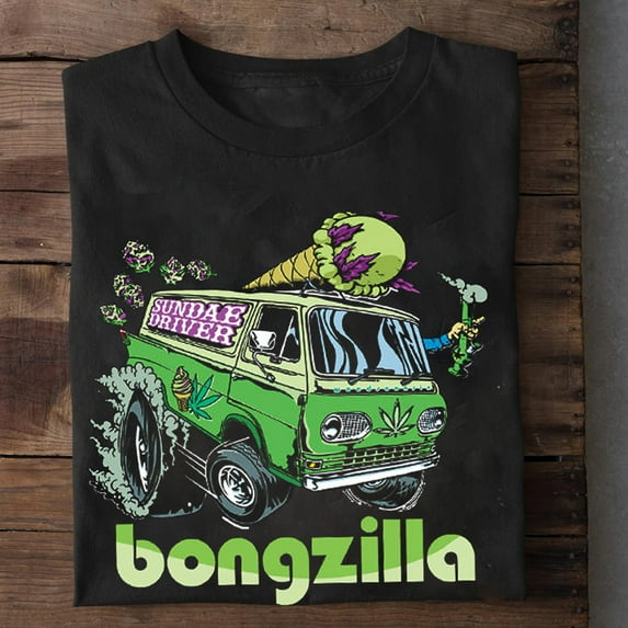 BONGZILLA BAND SUNDAE DRIVER T SHIRT FULL SIZE S-5XL - Walmart.com