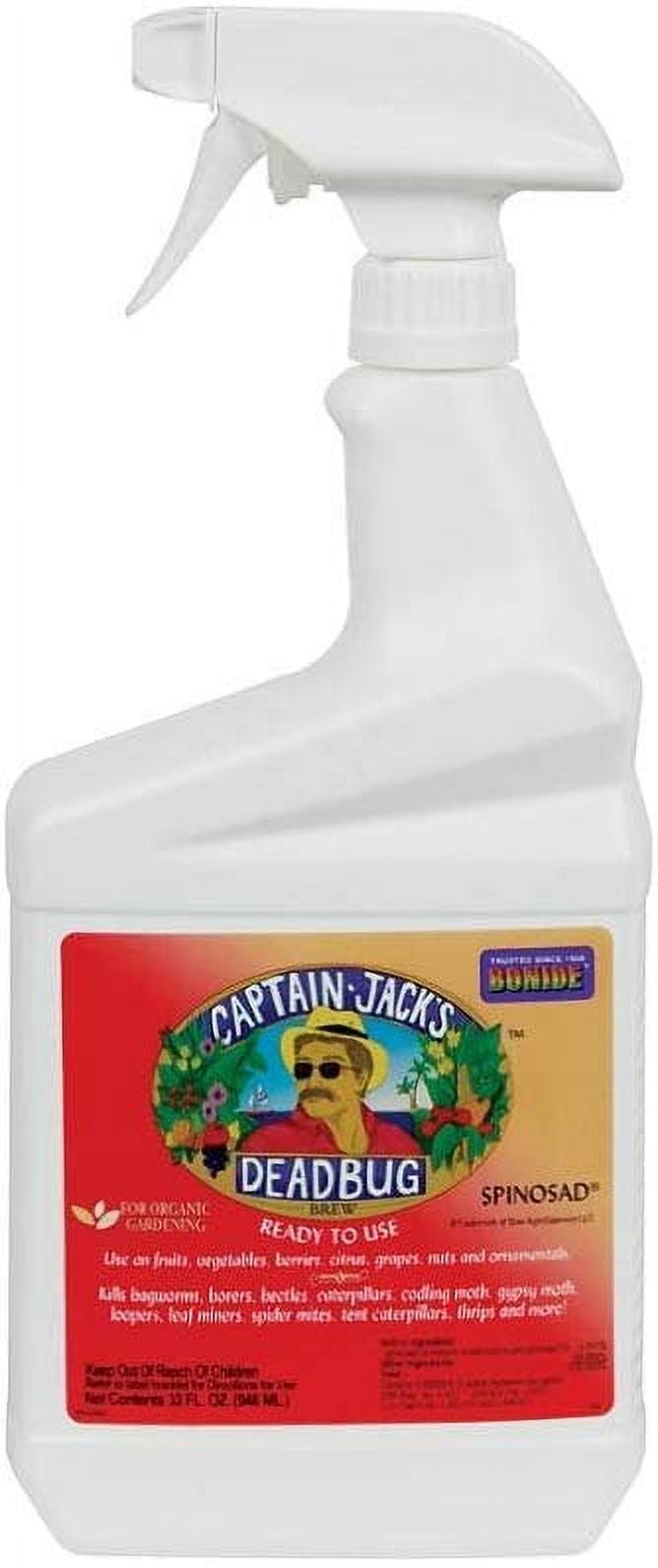 BONIDE Captain Jack's Outdoor Dead Bug Insecticide Spray, 32 fl oz ...