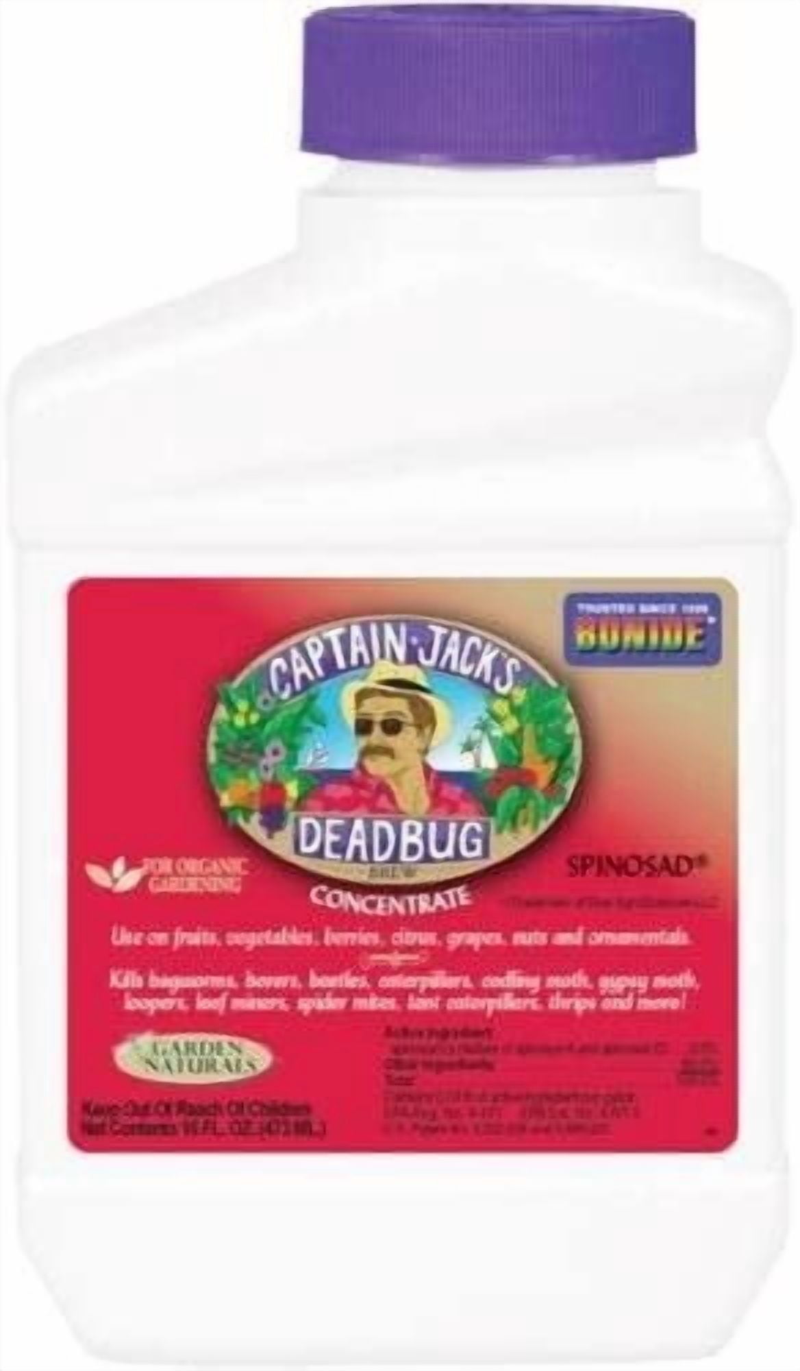 BONIDE PRODUCTS 252 Ready-to-Use Captain Jack Insect Spray, 16 Ounces ...