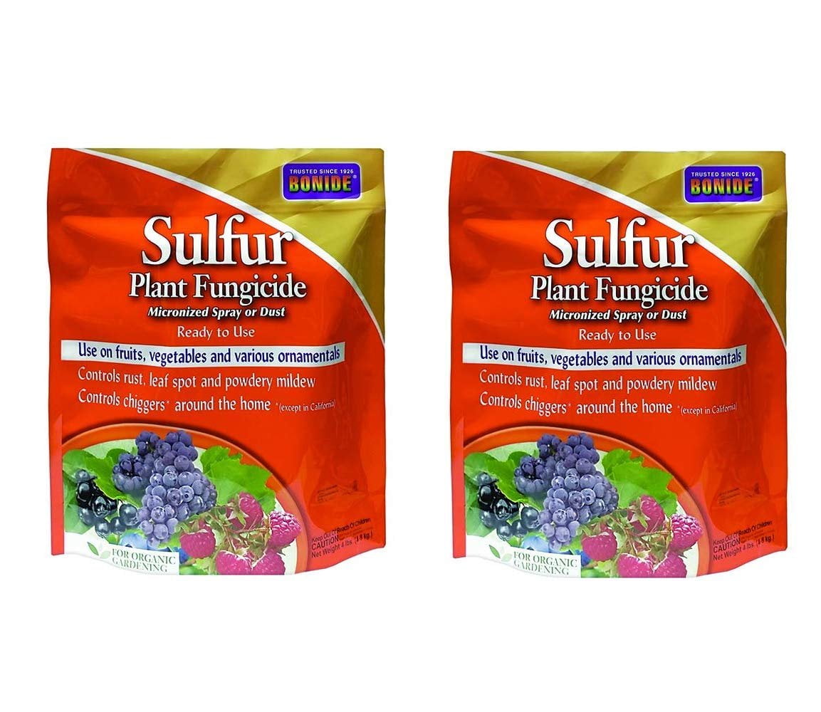 BONIDE Products INC 142 Sulfur Plant Fungicide Organically Controls ...