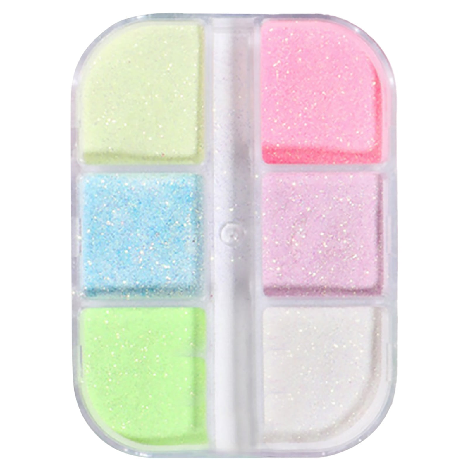 BONINGGG Luminous Neon Nail Powder Glow In The Dark Luminous Pigment ...