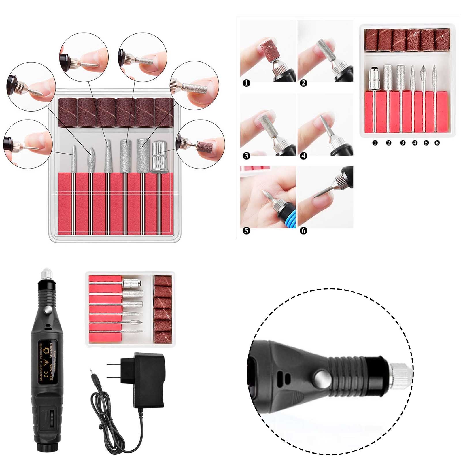 BONINGGG Mini Nail Polish Machine Portable Pen Nail Polish To Dead ...