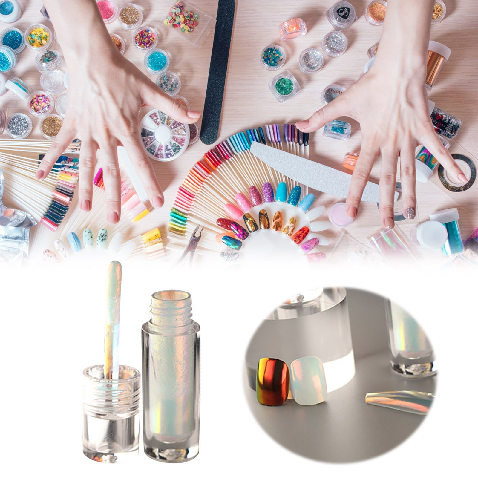 BONINGGG Nail Liquid Powder Non Flying Powder Liquid Flour Fairy Powder ...