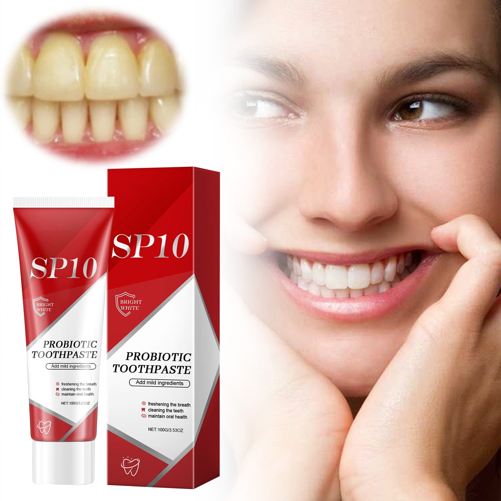 DONGGWTS Teeth Toothpaste Teeth Yellow Stains Cleaning And Care Fresh ...