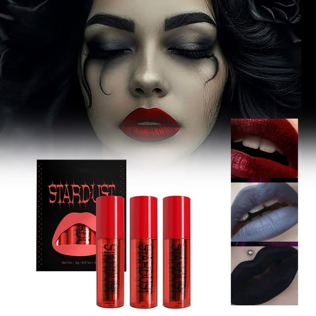 BONINGGG Tri Color Pearl Lipstick Powder Set Powder Package Stunning ...