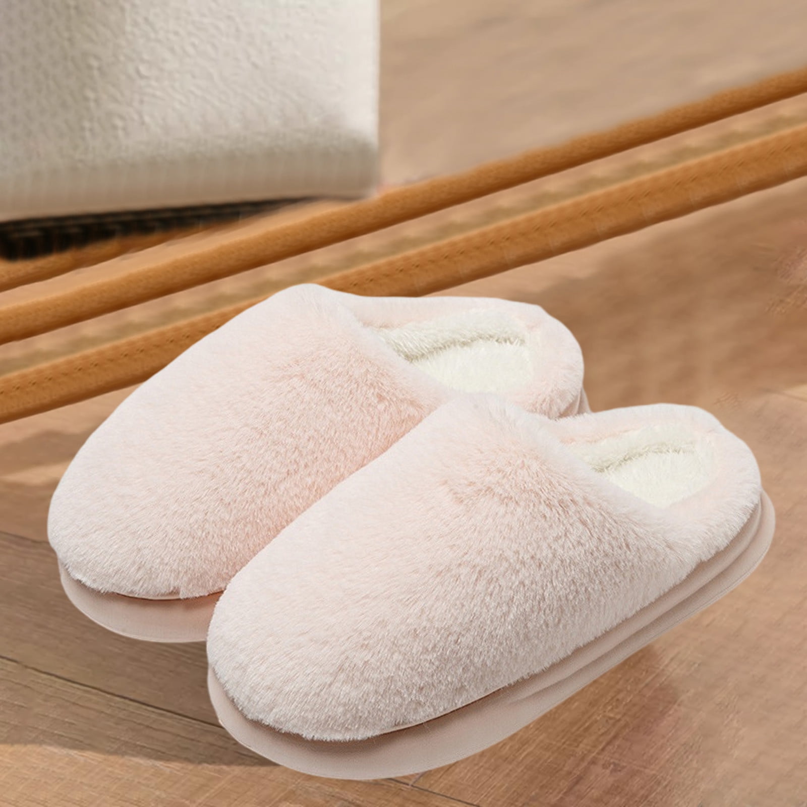 BONIXOOM House Slippers For Woman Clearance Slip-On Platform V-Day ...
