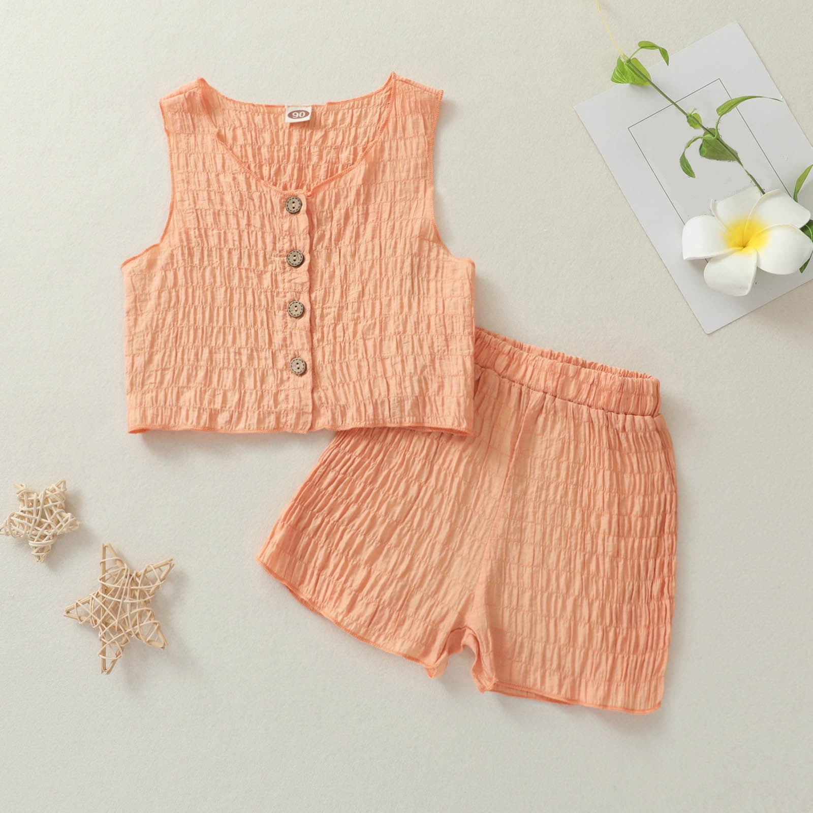 BONIXOOM Little Girls Clothing Set Outfit Kids Christmas Pajamas ...