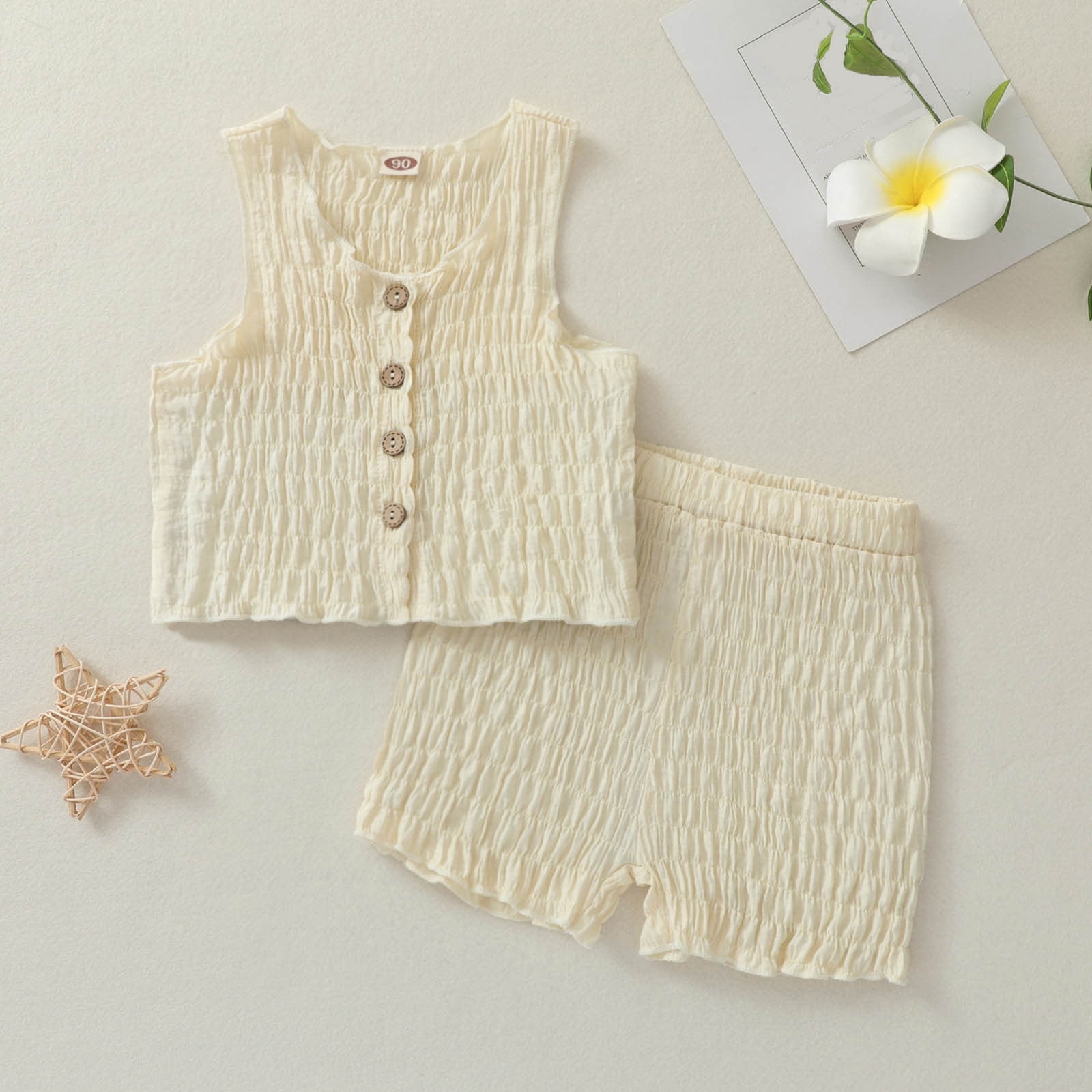 BONIXOOM Little Girls Outfits Clothes Toddler Children'S Clothing Set ...