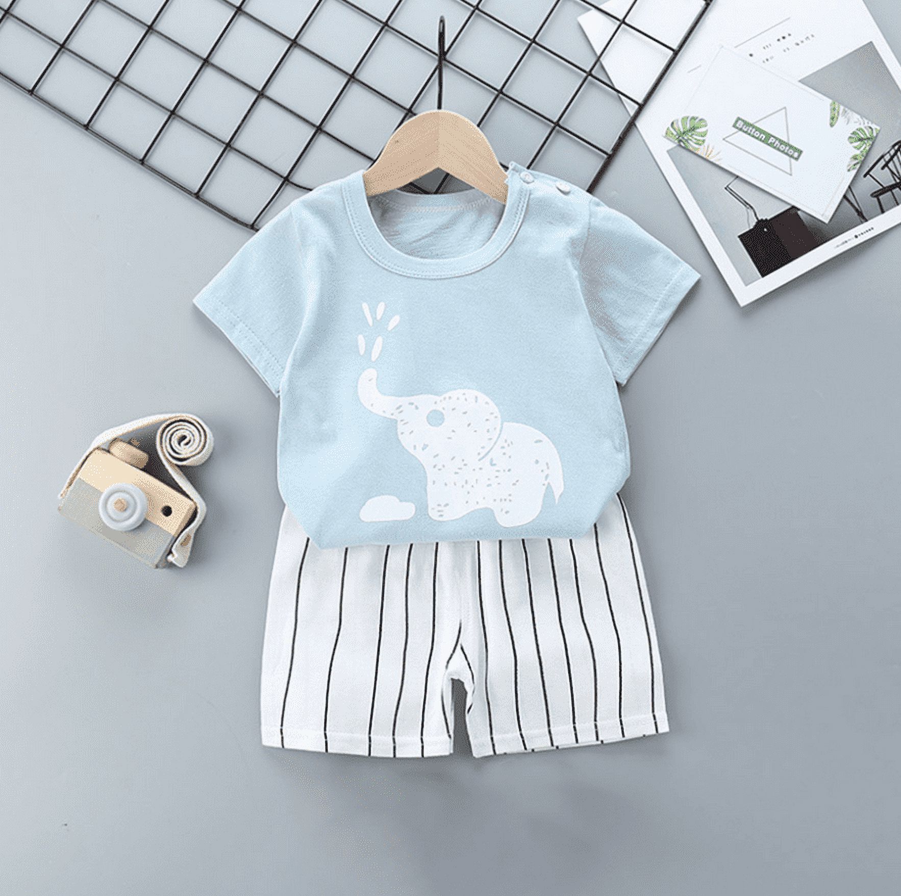 BONIXOOM Little Girls Outfits Clothes Toddler Kids Clearance Clothes ...