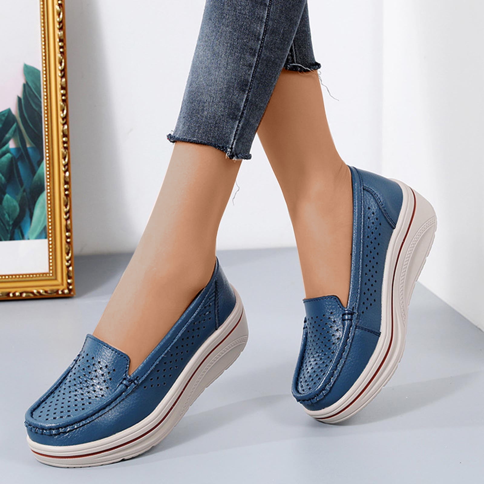 BONIXOOM Platform Sneakers for Women Womens Shoes Platform Shoes ...