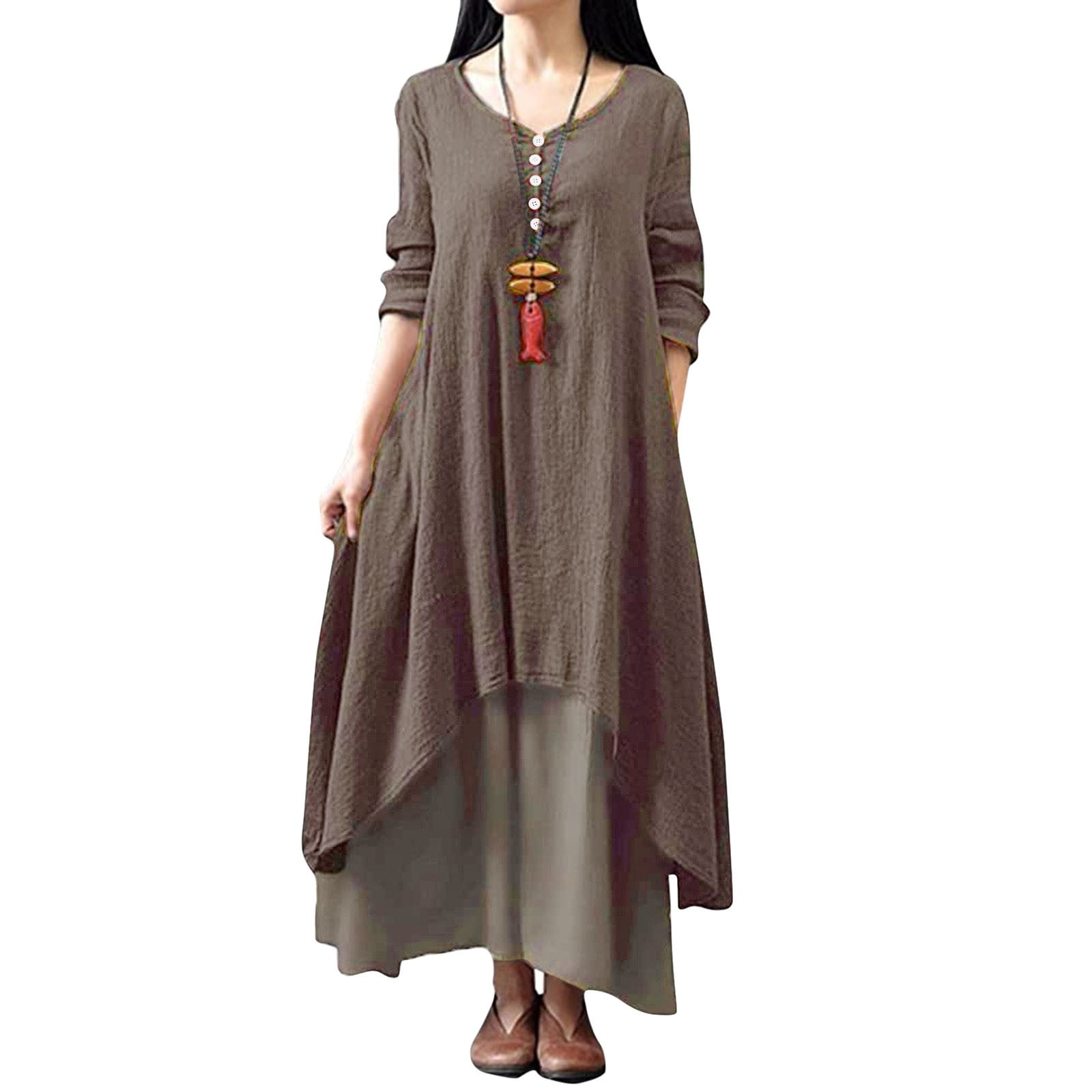 BONIXOOM Vacation Dresses for Women Love Party Round Neckline Raglan ...