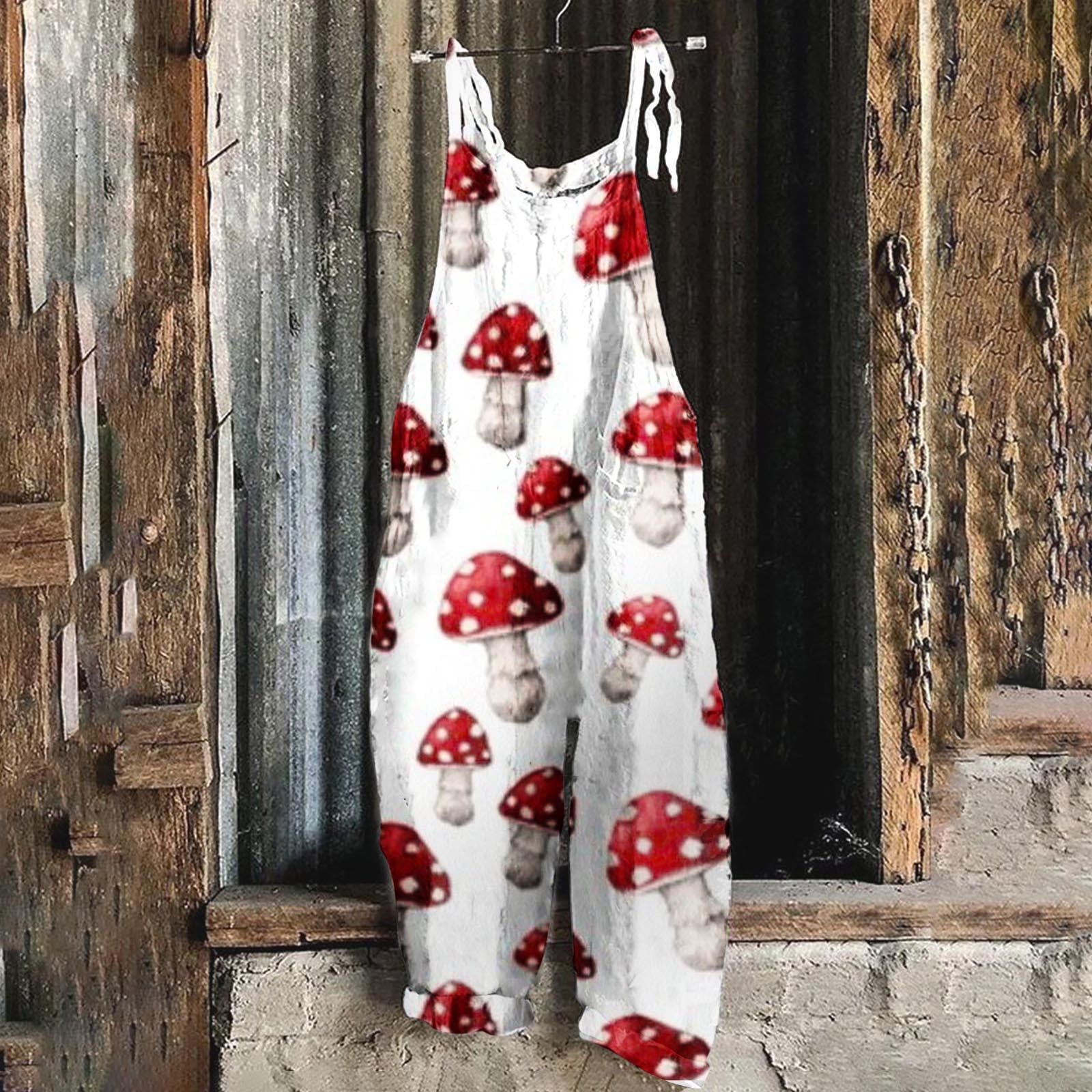 BONIXOOM Womens Jumpsuit Capri Pants for Women Solid Mid Waisted Long ...